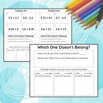 “Which One Doesn’t Belong?” Math Activity for Gifted and Talented ...