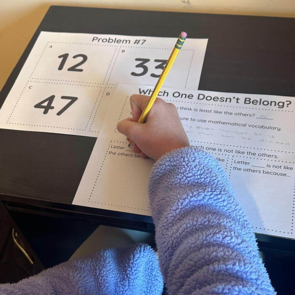 “Which One Doesn’t Belong?” Math Activity for Gifted and Talented ...